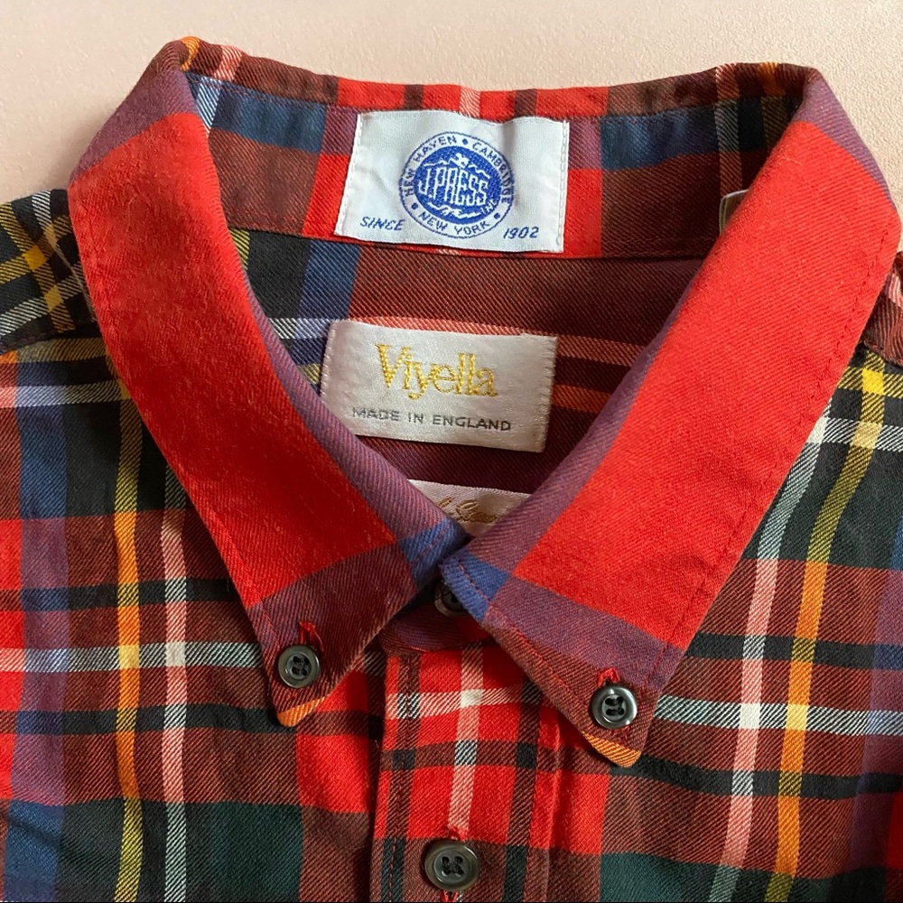 Viyella Vintage Royal Steward Rare Button Up Shirt - Gem